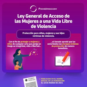 Ley General de Acceso de las Mujeres a una Vida Libre de Violencia, publicada en el DOF 180321 ...